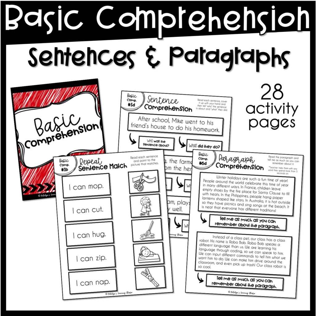 Reading Comprehension Intervention Activities and Passages - Made By ...