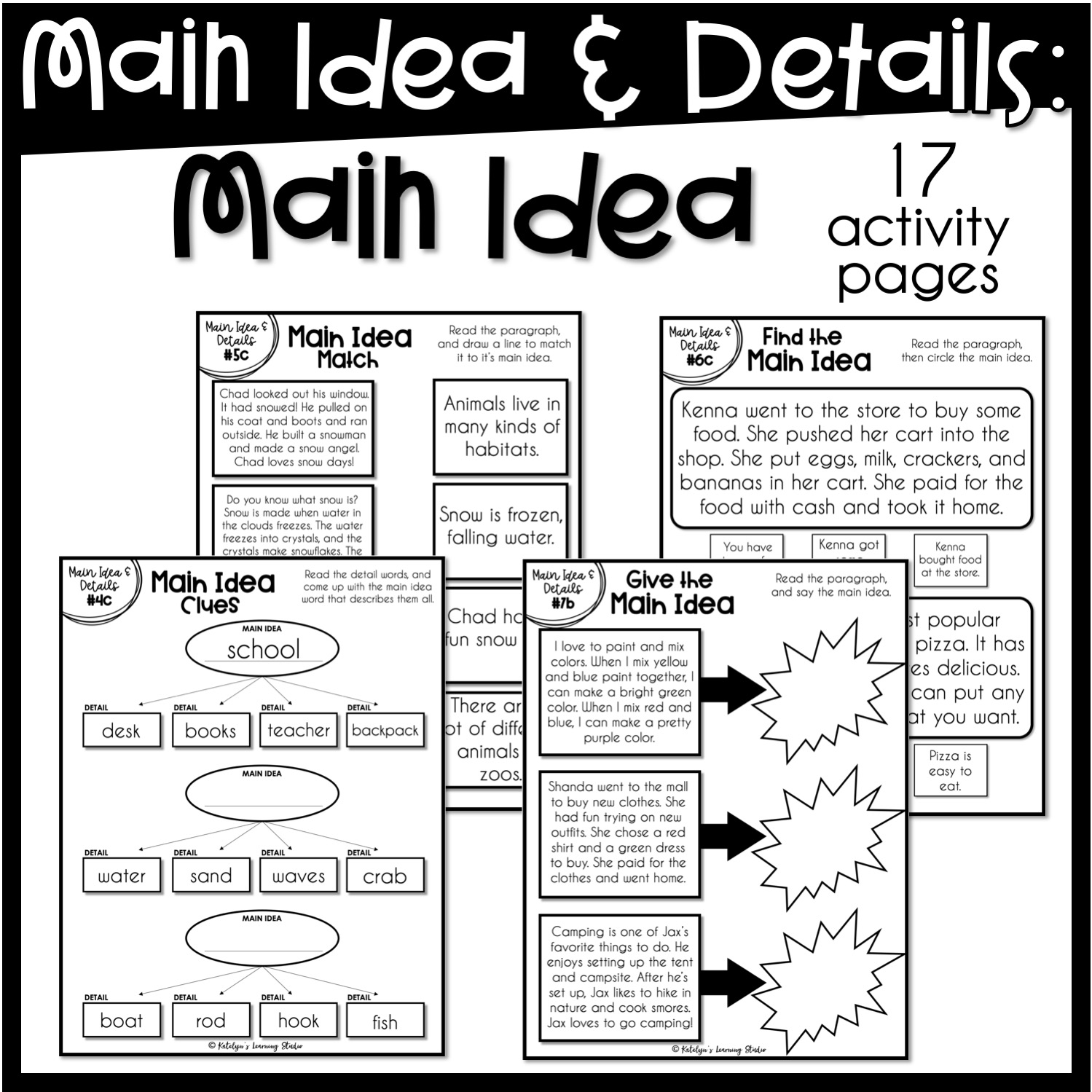 Reading Comprehension Intervention Activities and Passages | Made By ...