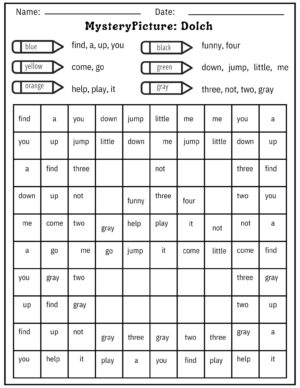 Christmas And Winter Color by Sight Word | December Winter Coloring ...