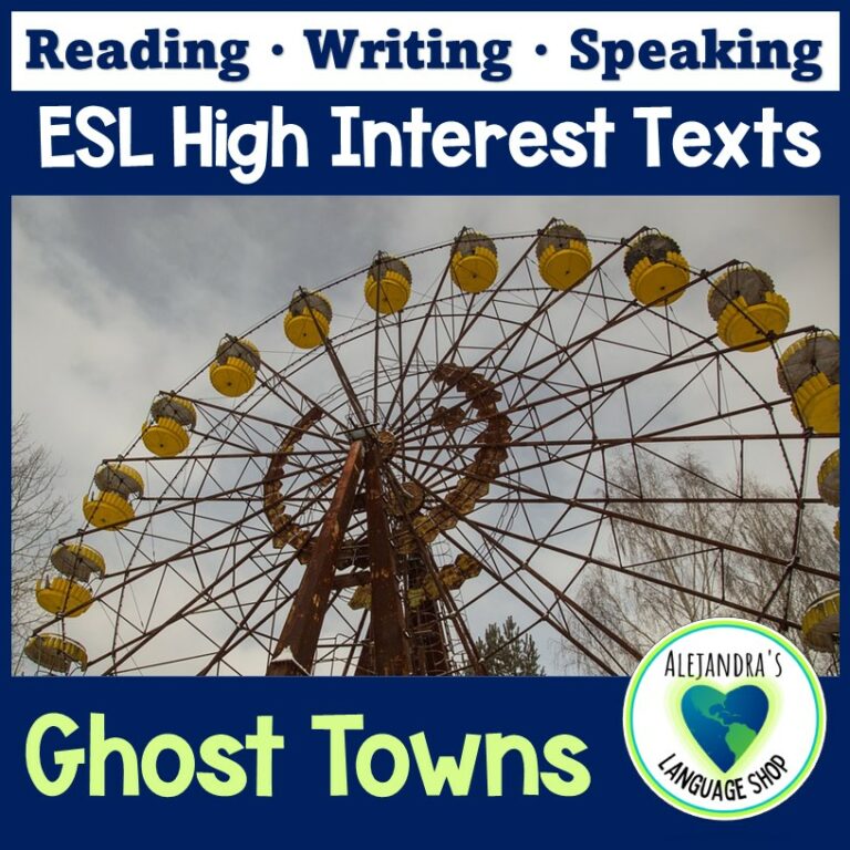 ESL High Interest Low Level Reading | Ghost Towns | Made By Teachers
