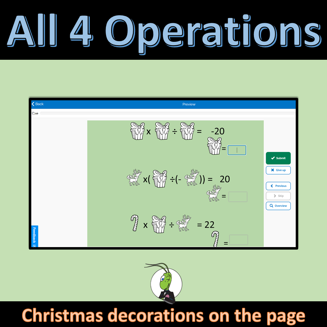 Christmas Seasonal Logic Puzzles | Number Sense | Algebra 1 BOOM | Made ...