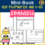The Numbers 1-10 Mini-Book in Spanish | Los Numeros de 1-10 en Español ...