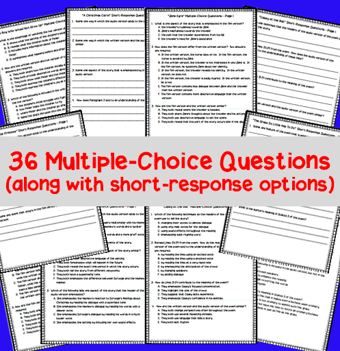 RL.6.7 - Compare and Contrast Text & Multimedia | Made By Teachers