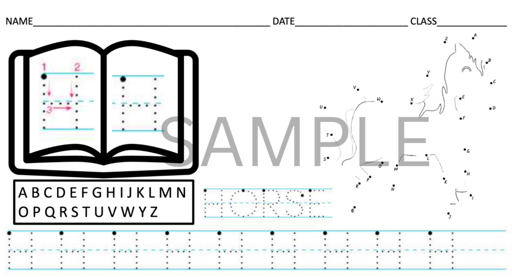 A-Z WORKSHEETS (Kindergarten Alphabet Worksheets, Homework) | Made By ...