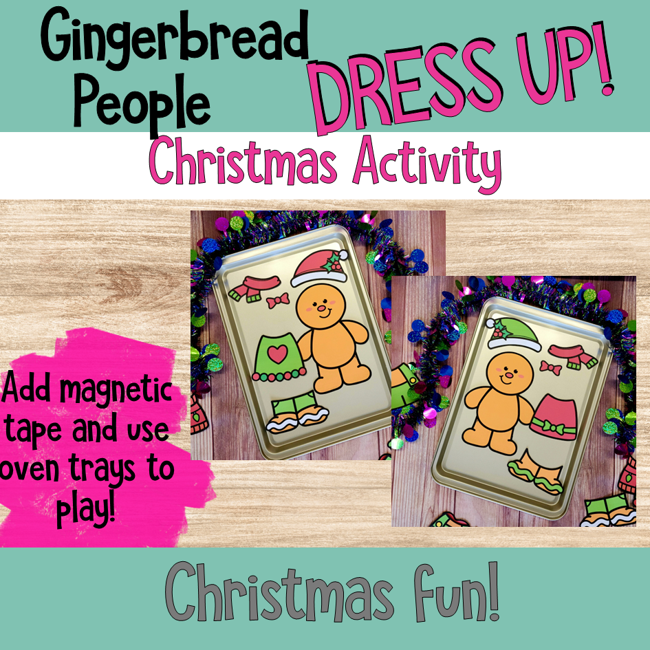 Gingerbread People Dress up Christmas Activity | Made By Teachers