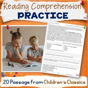 Short Reading Comprehension Passages with Questions and Answers Middle ...