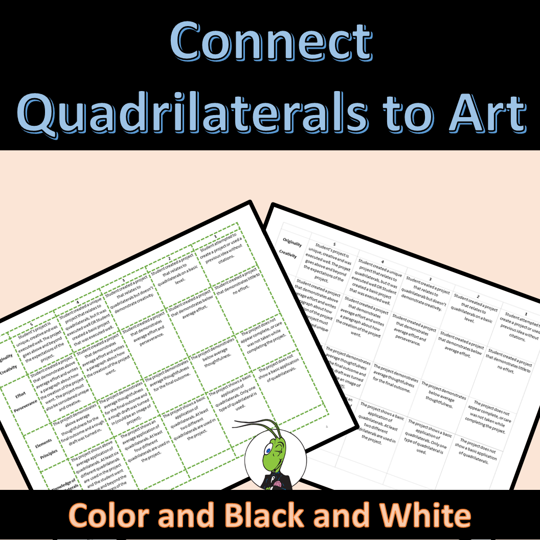 Classifying and Applying Quadrilateral Properties Geometric Art Project ...