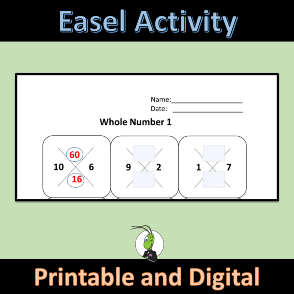 Freebie Mulitply and Add Whole Numbers Practice Game | Made By Teachers