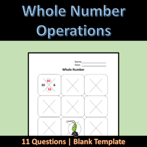 Freebie Mulitply and Add Whole Numbers Practice Game | Made By Teachers
