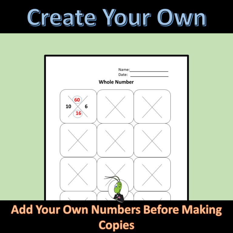 Freebie Mulitply and Add Whole Numbers Practice Game | Made By Teachers