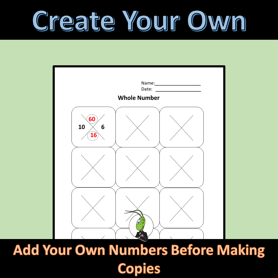Freebie Mulitply and Add Whole Numbers Practice Game | Made By Teachers