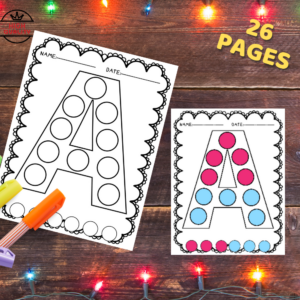 Alphabets Dot Markers Letters Recognition ABC Bingo dabbers | Made By ...