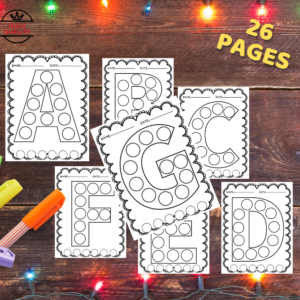 Alphabets Dot Markers Letters Recognition ABC Bingo dabbers | Made By ...