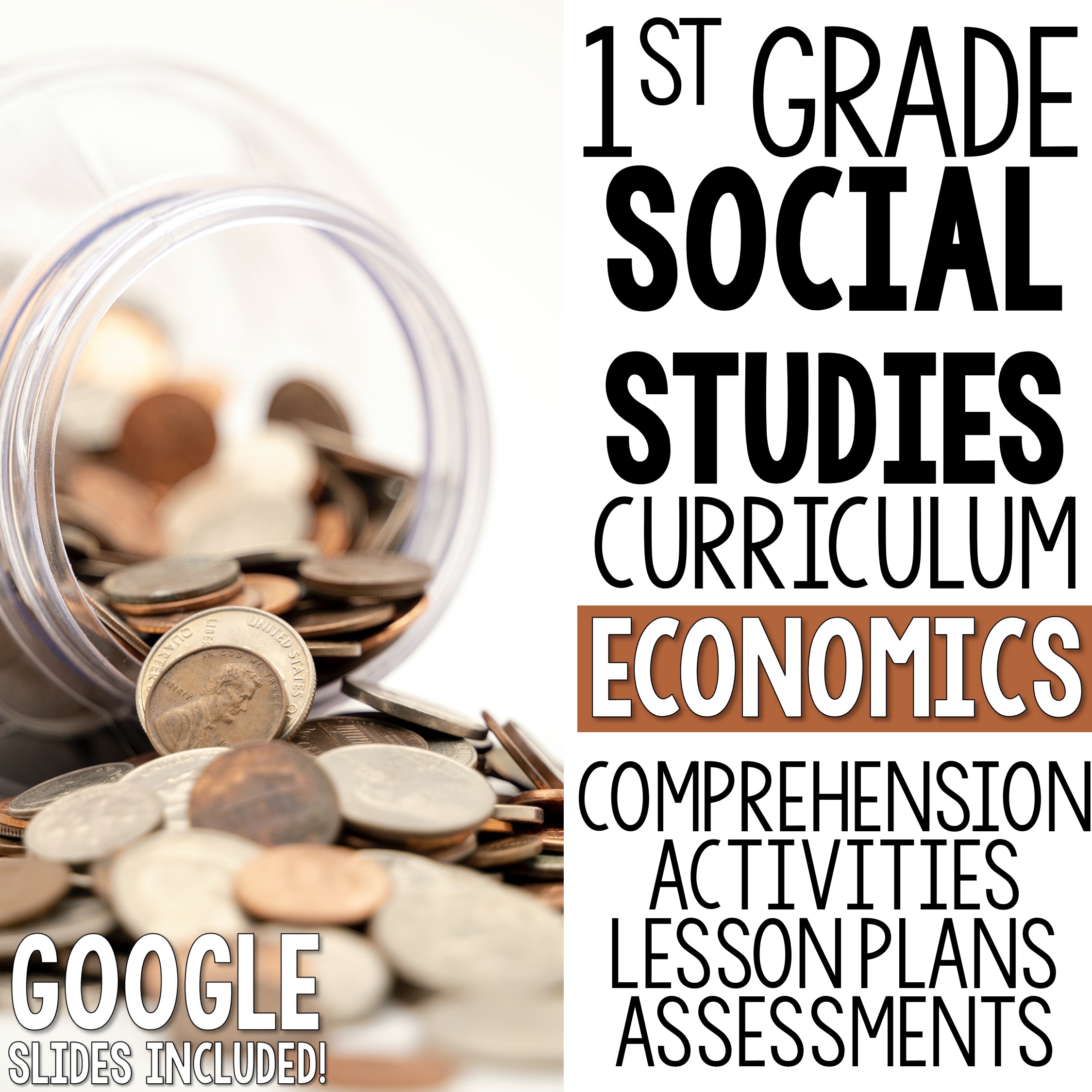 1st Grade Social Studies Economics Curriculum Google Slides | Made By ...
