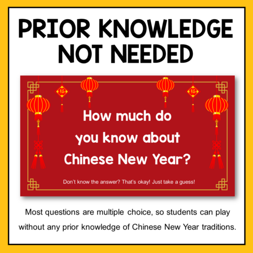 Chinese New Year Trivia Game 2024 - Chinese New Year Activity - Lunar ...