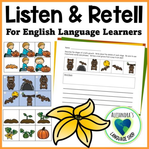 Retell and Sequencing Activities for ESL Students Fall Edition | Made ...