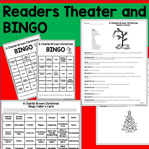 Charlie Brown Christmas Book Read Aloud – Christian – No Prep - Made By ...