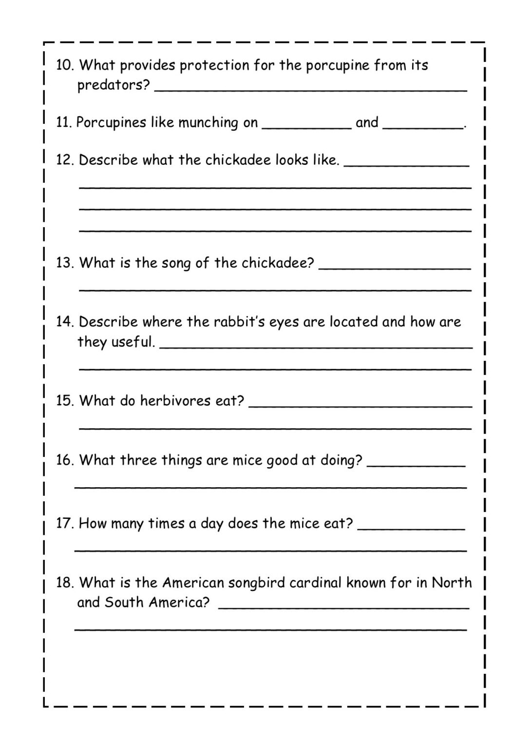 Stranger in the Woods Reading Comprehension | Made By Teachers