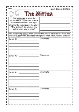 The Mitten Reading Comprehension | Made By Teachers