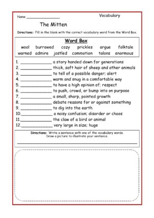 The Mitten Reading Comprehension | Made By Teachers