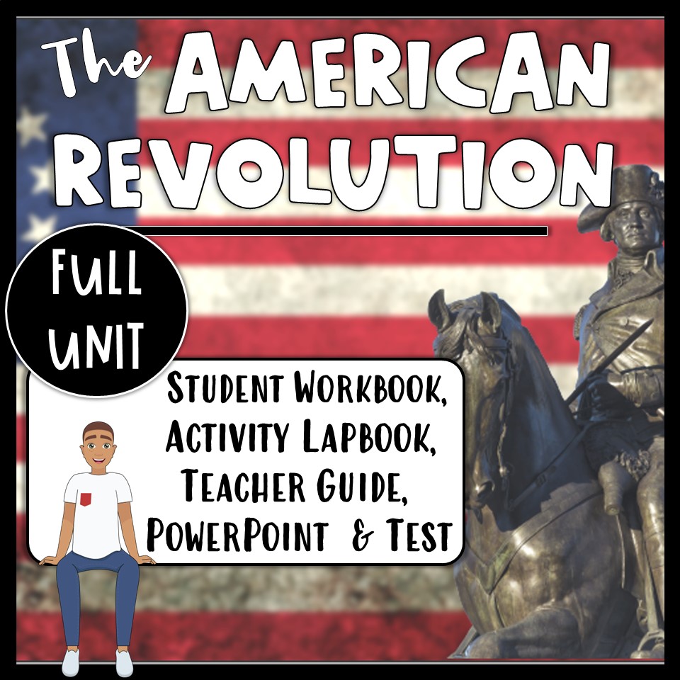 American Revolution Unit: Causes & More! (Readings, Lapbook, PowerPoint ...