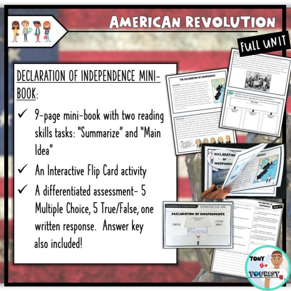American Revolution Unit: Causes & More! (Readings, Lapbook, PowerPoint ...