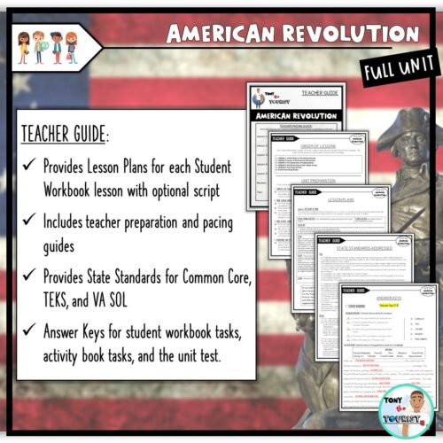 American Revolution Unit: Causes & More! (Readings, Lapbook, PowerPoint ...