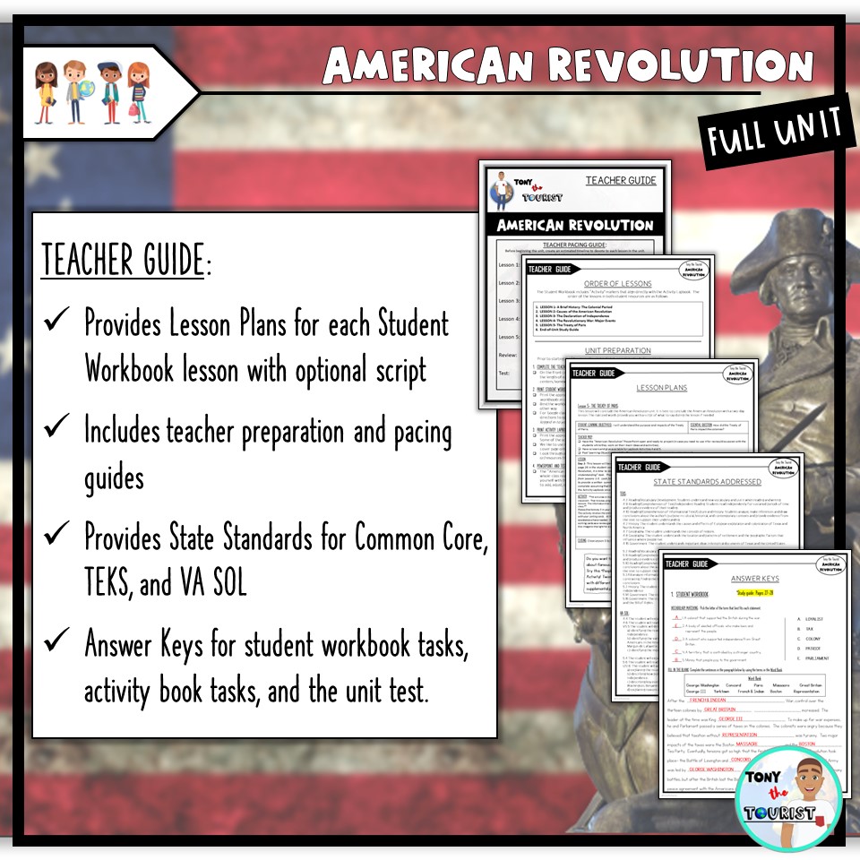 American Revolution Unit: Causes & More! (Readings, Lapbook, PowerPoint ...