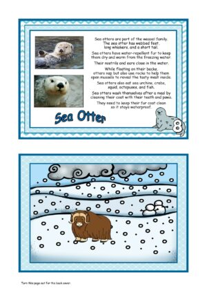 Cozy-Arctic Animals Comprehension Main Idea Retell Vocabulary | Made By ...