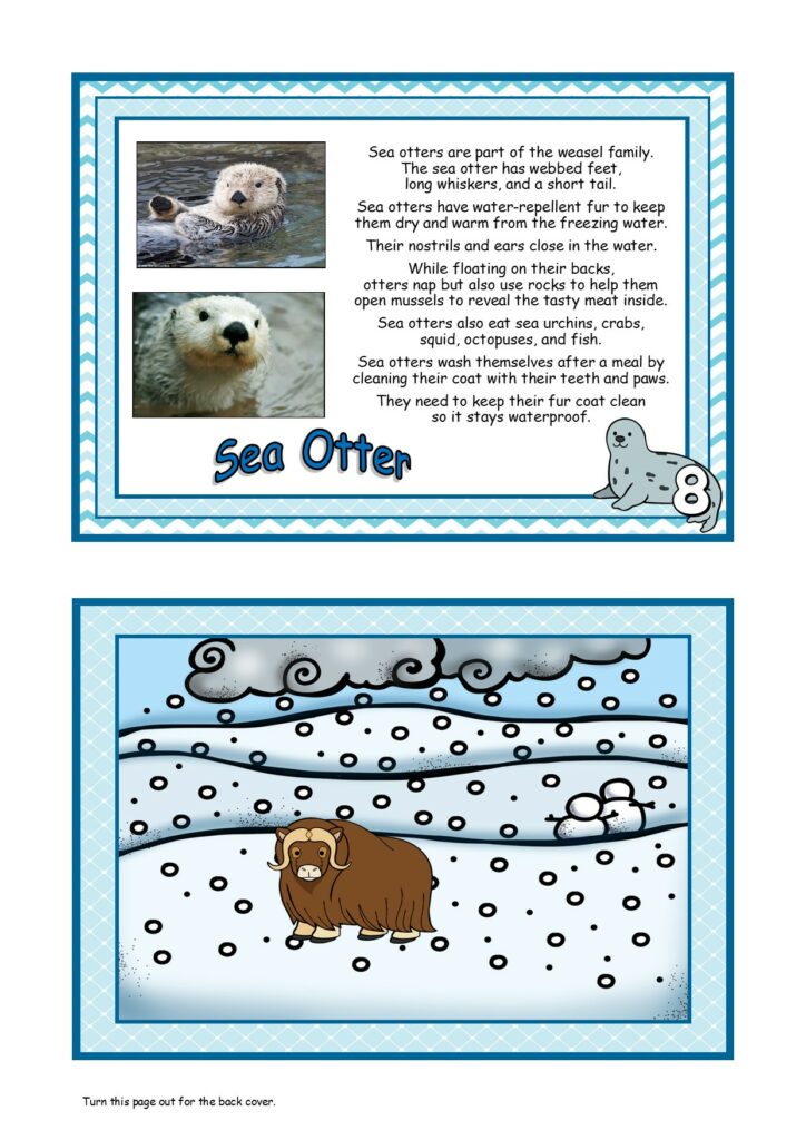 Cozy-Arctic Animals Comprehension Main Idea Retell Vocabulary | Made By ...