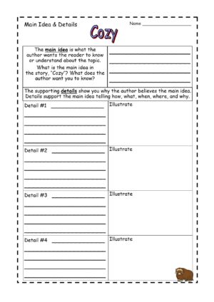 Cozy-Arctic Animals Comprehension Main Idea Retell Vocabulary | Made By ...