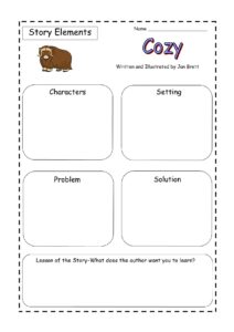 Cozy-Arctic Animals Comprehension Main Idea Retell Vocabulary | Made By ...