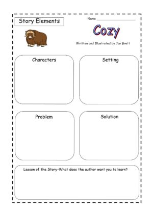Cozy-Arctic Animals Comprehension Main Idea Retell Vocabulary | Made By ...