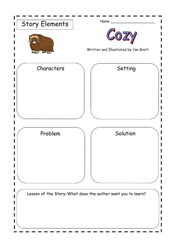 Cozy-Arctic Animals Comprehension Main Idea Retell Vocabulary - Made By ...