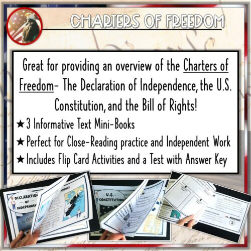Declaration, Constitution, & Bill of Rights: Mini-Books & Activities ...