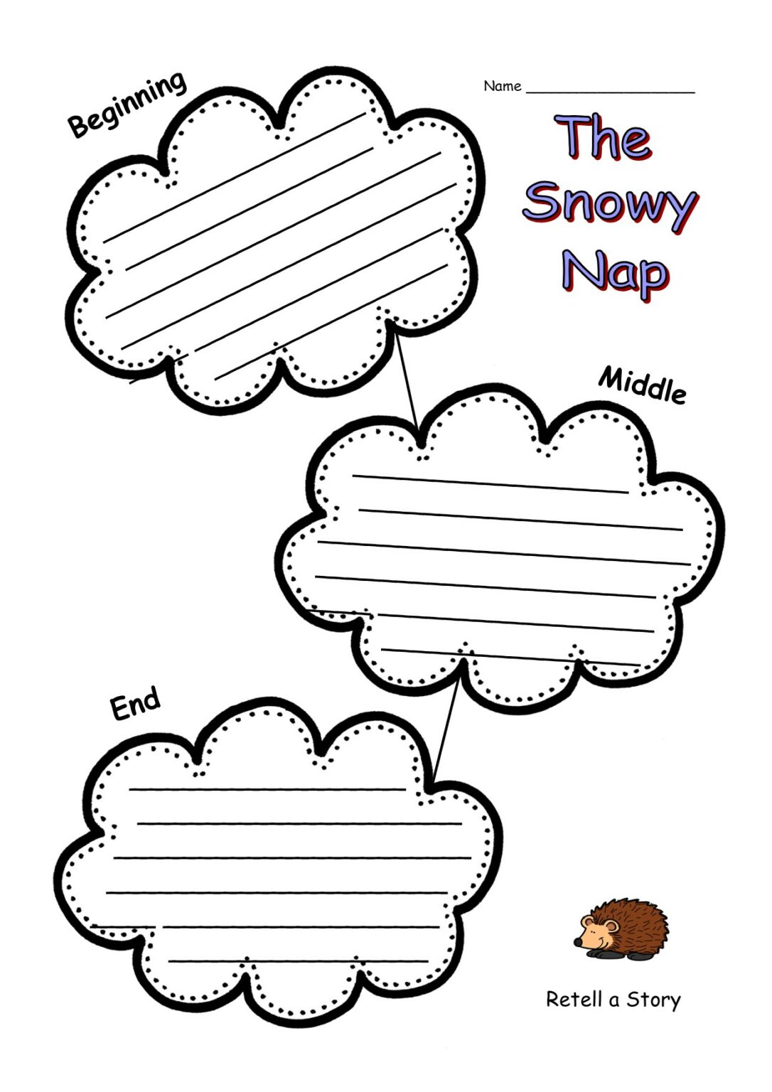 The Snowy Nap Retell Sequence Vocabulary Summarize | Made By Teachers