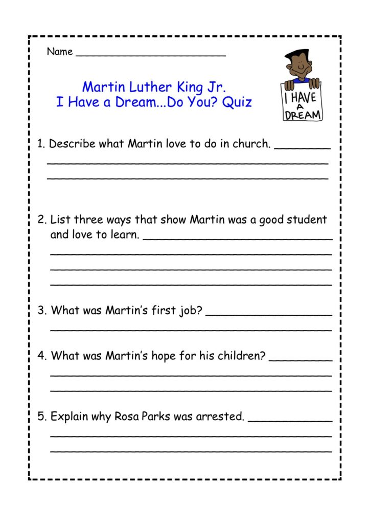 Martin Luther King Jr. Mini Book Reading Comprehension | Made By Teachers