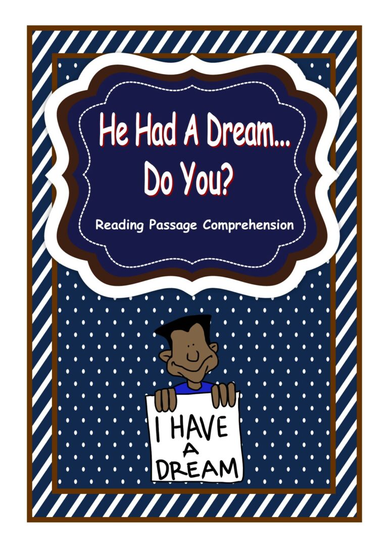 Martin Luther King, Jr. Reading Comprehension Passage | Made By Teachers