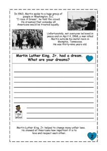 Martin Luther King, Jr. Reading Comprehension Passage | Made By Teachers