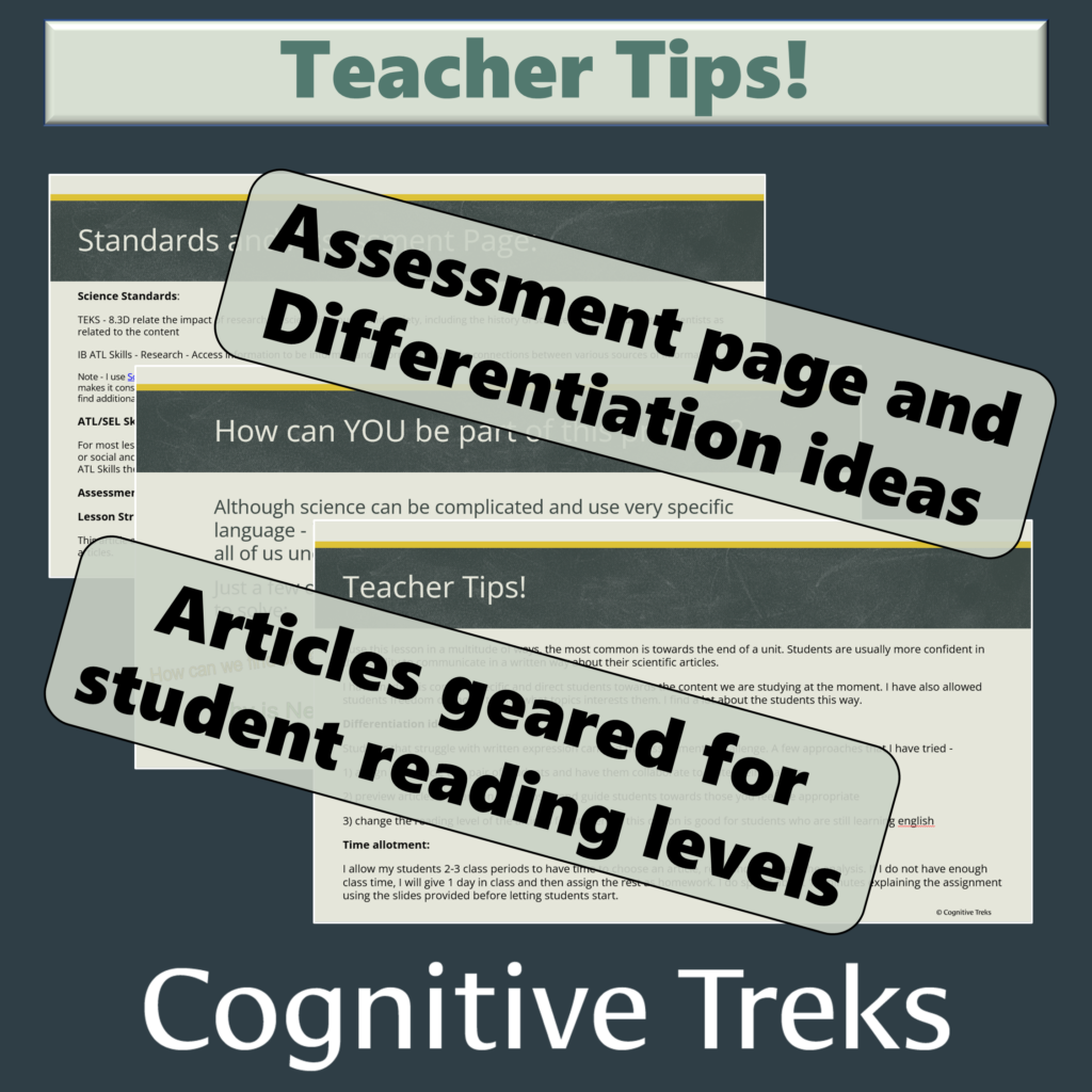 Science Article Analysis Activity - Critical Thinking, Writing Skills ...