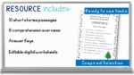 Christmas Reading Comprehension - Stories Passages with Questions and ...