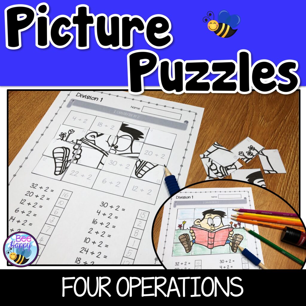 Math Picture Puzzles | Four Operations | Made By Teachers