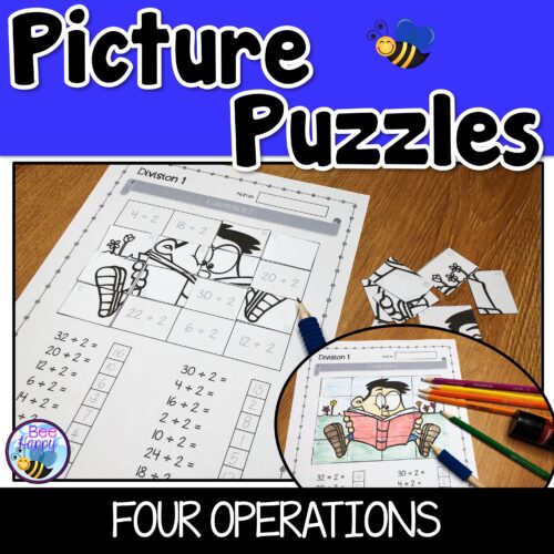 Math Picture Puzzles | Four Operations | Made By Teachers