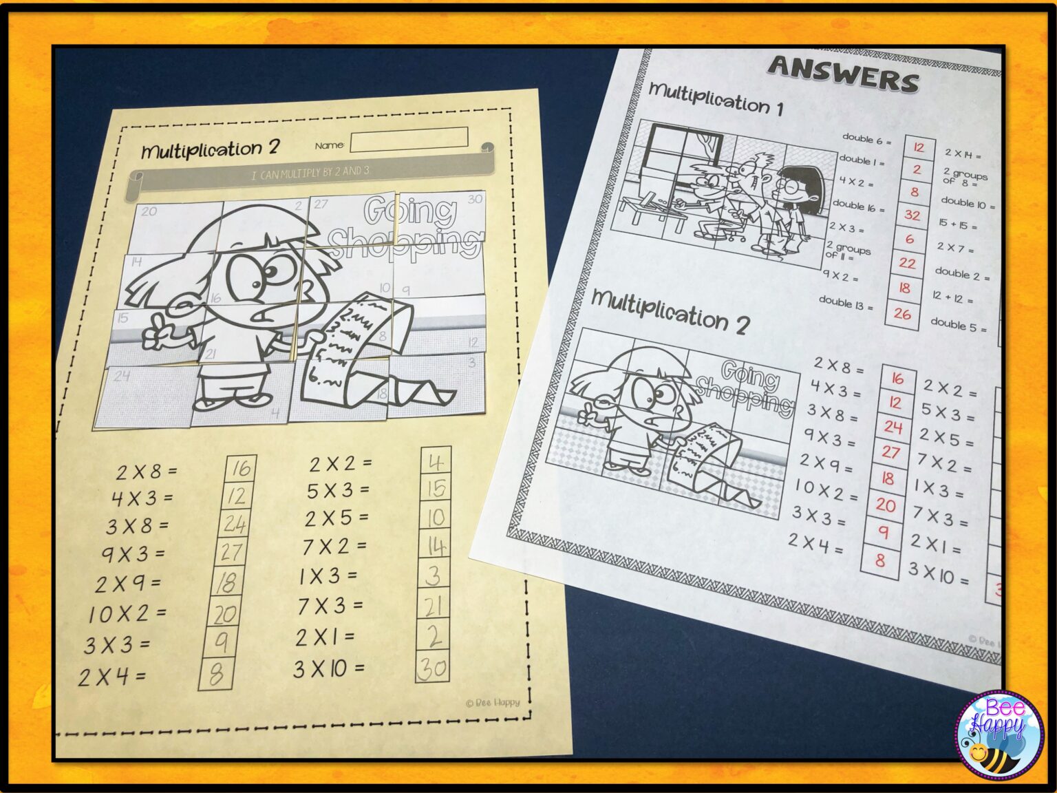Math Picture Puzzles | Four Operations | Made By Teachers