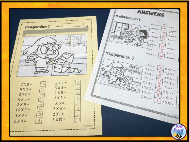 Math Picture Puzzles | Four Operations | Made By Teachers