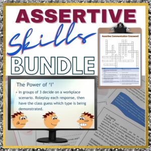 Assertive Communication Skills Bundle - Workplace - Editable - No Prep ...