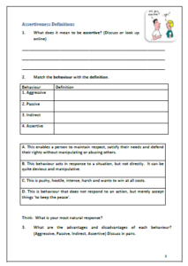 Assertive Communication Skills Bundle - Workplace - Editable - No Prep ...