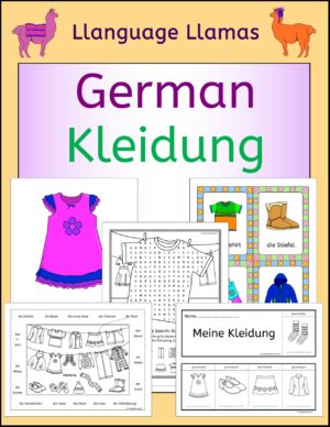 German Clothing - Kleidung - activities, games and puzzles | Made By ...