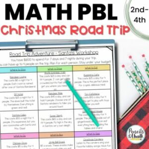 Project Based Learning Math Challenge for Christmas No Prep Enrichment ...