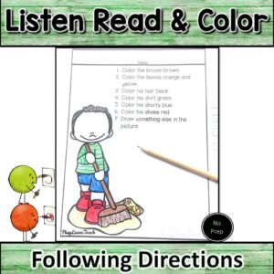 Following Directions | Listening and Reading Comprehension - Made By ...